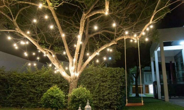 How To Decorate Outdoor Trees With Lights | Home Artic